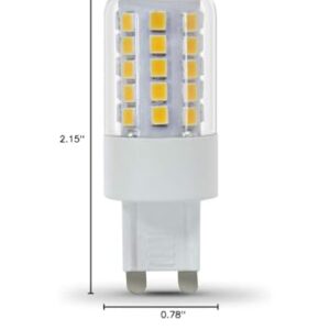 FEIT BPG940/830/LED 500 Lumen Warm White G9 LED Light Bulb