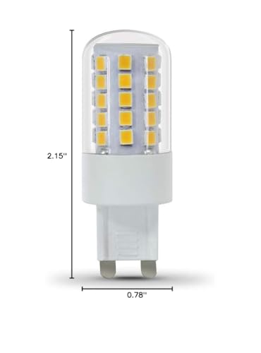 FEIT BPG940/830/LED 500 Lumen Warm White G9 LED Light Bulb