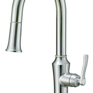 Draper 1H Kitchen Pull Down Kitchen Faucet w/SnapBack and Dockforce 1.75 gpm Stainless Steel