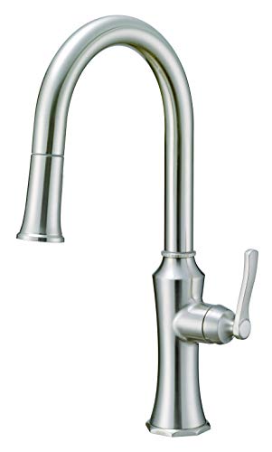 Draper 1H Kitchen Pull Down Kitchen Faucet w/SnapBack and Dockforce 1.75 gpm Stainless Steel