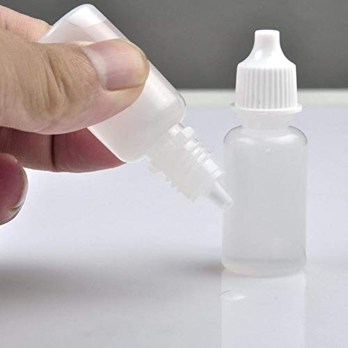 10 Piece 50ml 1.7oz BPA Free Plastic Squeezable Dropping Bottles Container Vials Pots for Eye Drops Dropper Samples Liquid DIY Ejuice Reagent Cosmetic