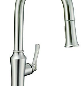 Draper 1H Kitchen Pull Down Kitchen Faucet w/SnapBack and Dockforce 1.75 gpm Stainless Steel