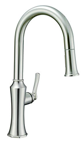 Draper 1H Kitchen Pull Down Kitchen Faucet w/SnapBack and Dockforce 1.75 gpm Stainless Steel