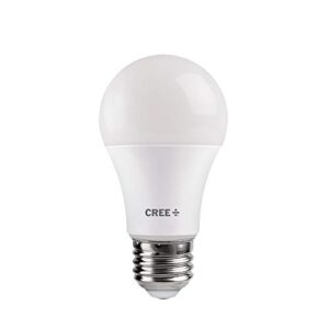 cree lighting ta19-04530mdfh25-12de26-1-12 6-1-12 a19 40w equivalent led bulb (dimmable) 460 lumens bright white 3000k, (pack of 2)