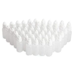 24 pcs 30ml 1 oz empty squeezable soft plastic dropper bottle eye liquid dropping container with screw on cap for essential oil sample liquid reagent cosmetic lab drops