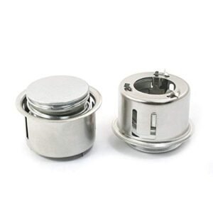 comok round magnetic center thermostat sensor for electric rice cooker silver tone 2pcs