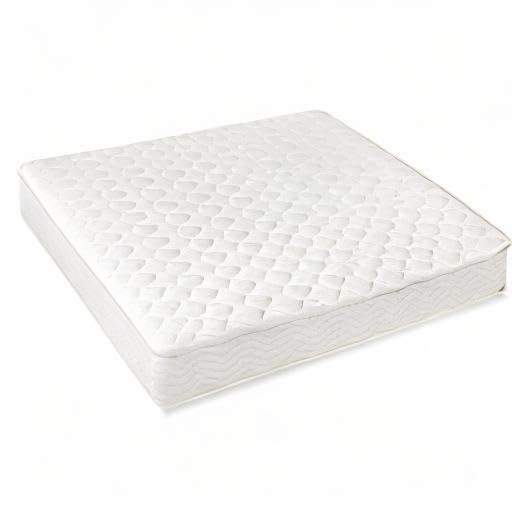 Best Price Mattress 8 Inch Tight Top Innerspring Hybrid Mattress - Comfort Foam Top with Bonnell Spring Base, King White