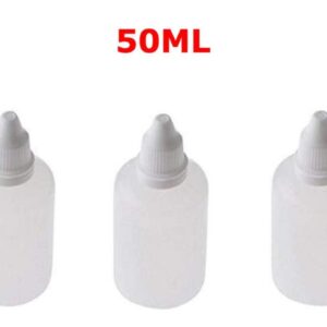 10 Piece 50ml 1.7oz BPA Free Plastic Squeezable Dropping Bottles Container Vials Pots for Eye Drops Dropper Samples Liquid DIY Ejuice Reagent Cosmetic