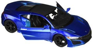 maisto 2018 acura nsx blue with black top 1/24 die-cast model car