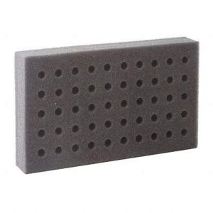 test tube rack, foam, 50 compartmnts, pk6