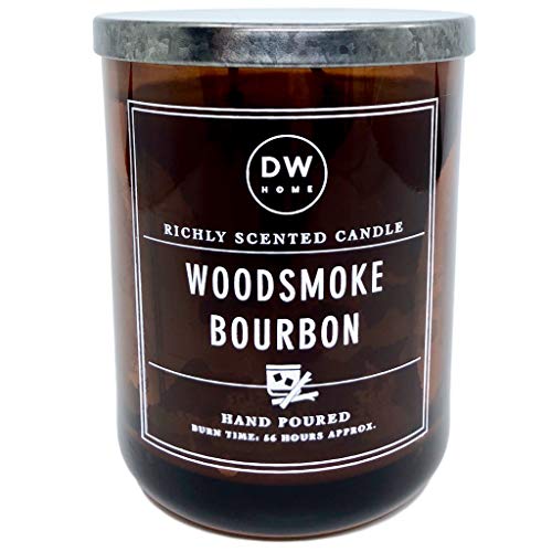 DW Home Large Woodsmoke Bourbon Scented Candle