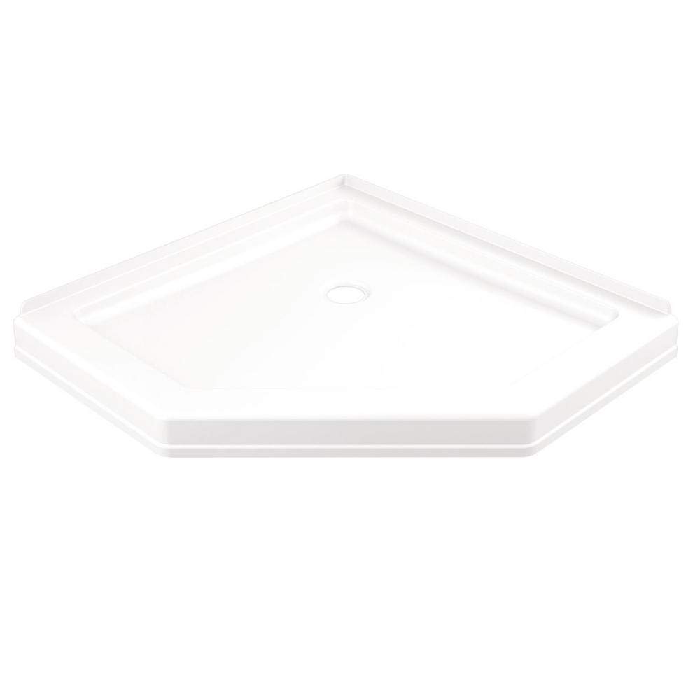 DELTA FAUCET CO B79912-3838-WH Single Thres Shower Base, Bright White