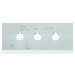 olfa 1096855 dual-edge blade for sk-10 safety knives, silver, silver (pack of 60)