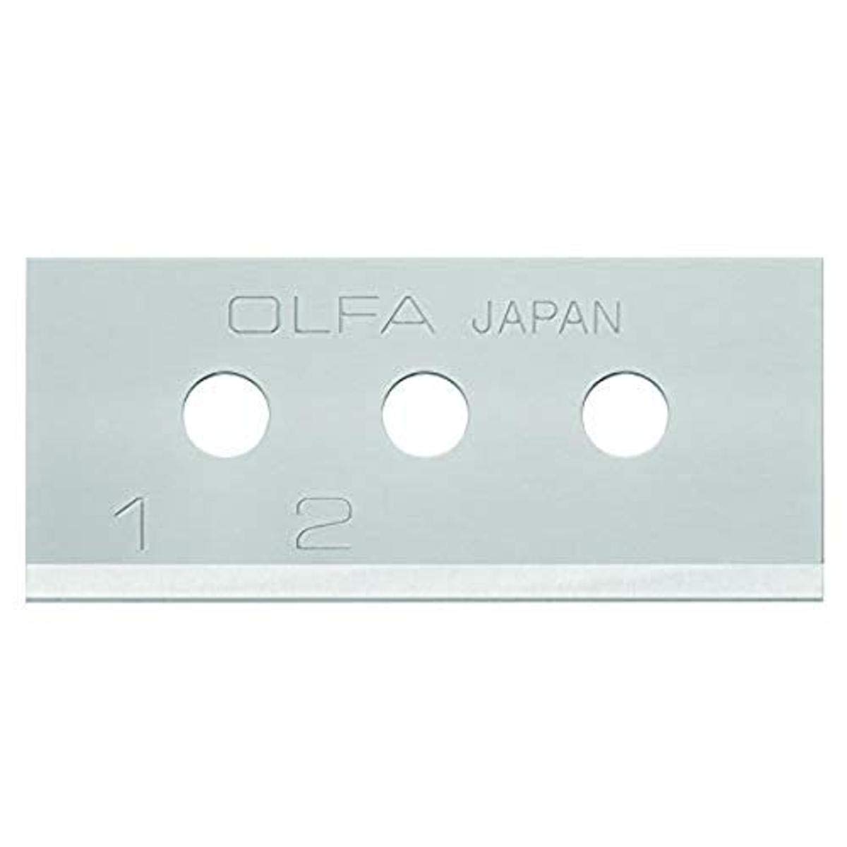 OLFA 1096855 Dual-Edge Blade for SK-10 Safety Knives, Silver, Silver (Pack of 60)