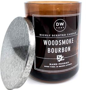 DW Home Large Woodsmoke Bourbon Scented Candle