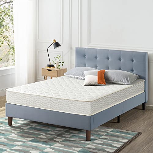 Best Price Mattress 8 Inch Tight Top Innerspring Hybrid Mattress - Comfort Foam Top with Bonnell Spring Base, King White