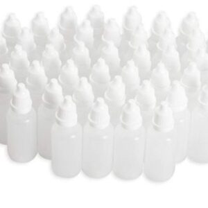 10 Piece 50ml 1.7oz BPA Free Plastic Squeezable Dropping Bottles Container Vials Pots for Eye Drops Dropper Samples Liquid DIY Ejuice Reagent Cosmetic