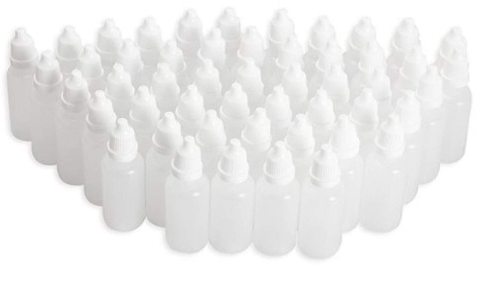 10 Piece 50ml 1.7oz BPA Free Plastic Squeezable Dropping Bottles Container Vials Pots for Eye Drops Dropper Samples Liquid DIY Ejuice Reagent Cosmetic