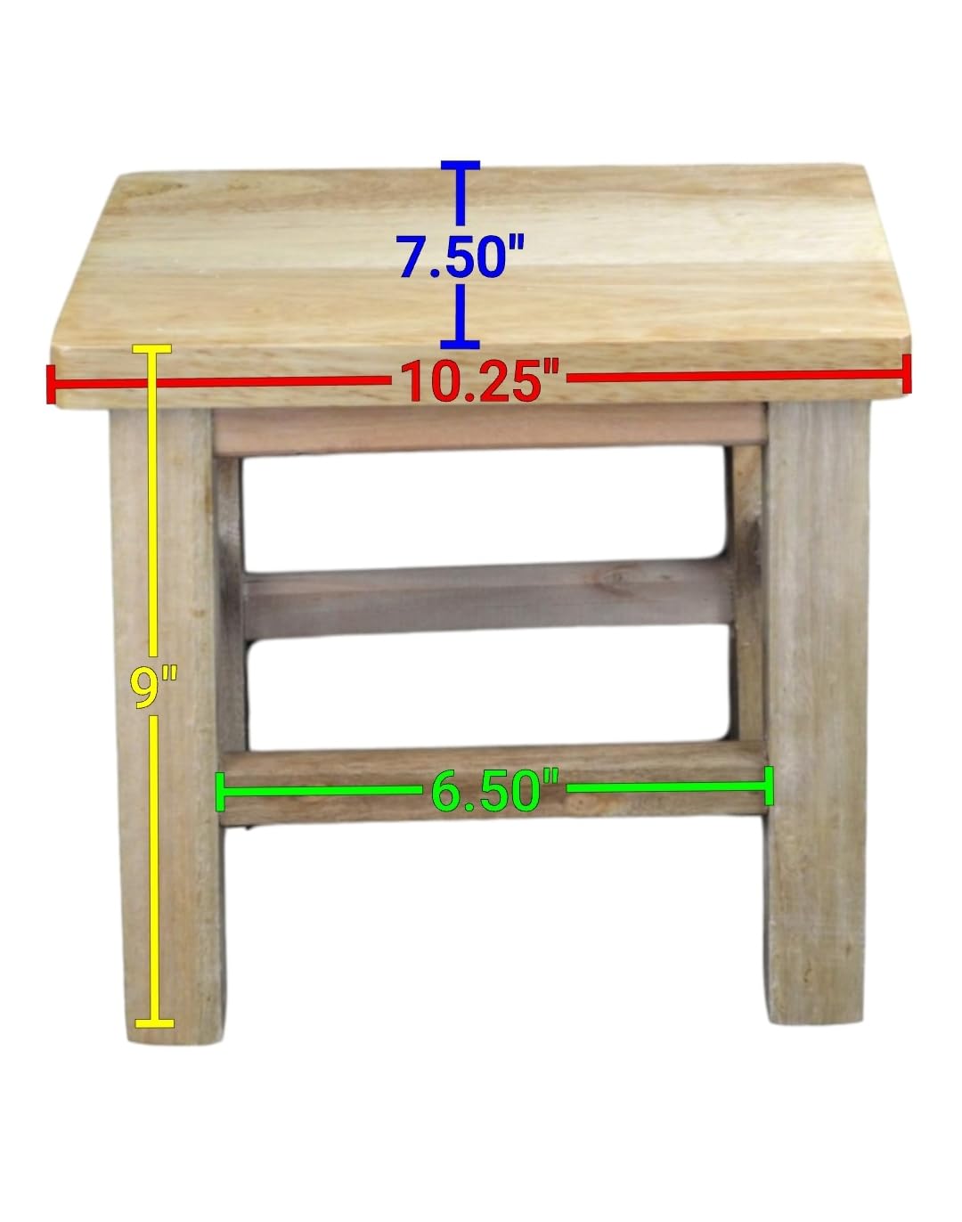 Solid Hard Wood Stool Step Stool Kids Children Adult Small Stool Natural