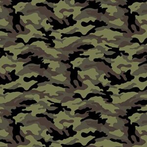 camouflage cotton fabric by the yard, multiple yard lengths