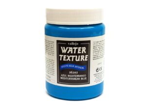 vallejo acrylicos water effects: mediterranean blue 200ml for rpg d&d miniatures