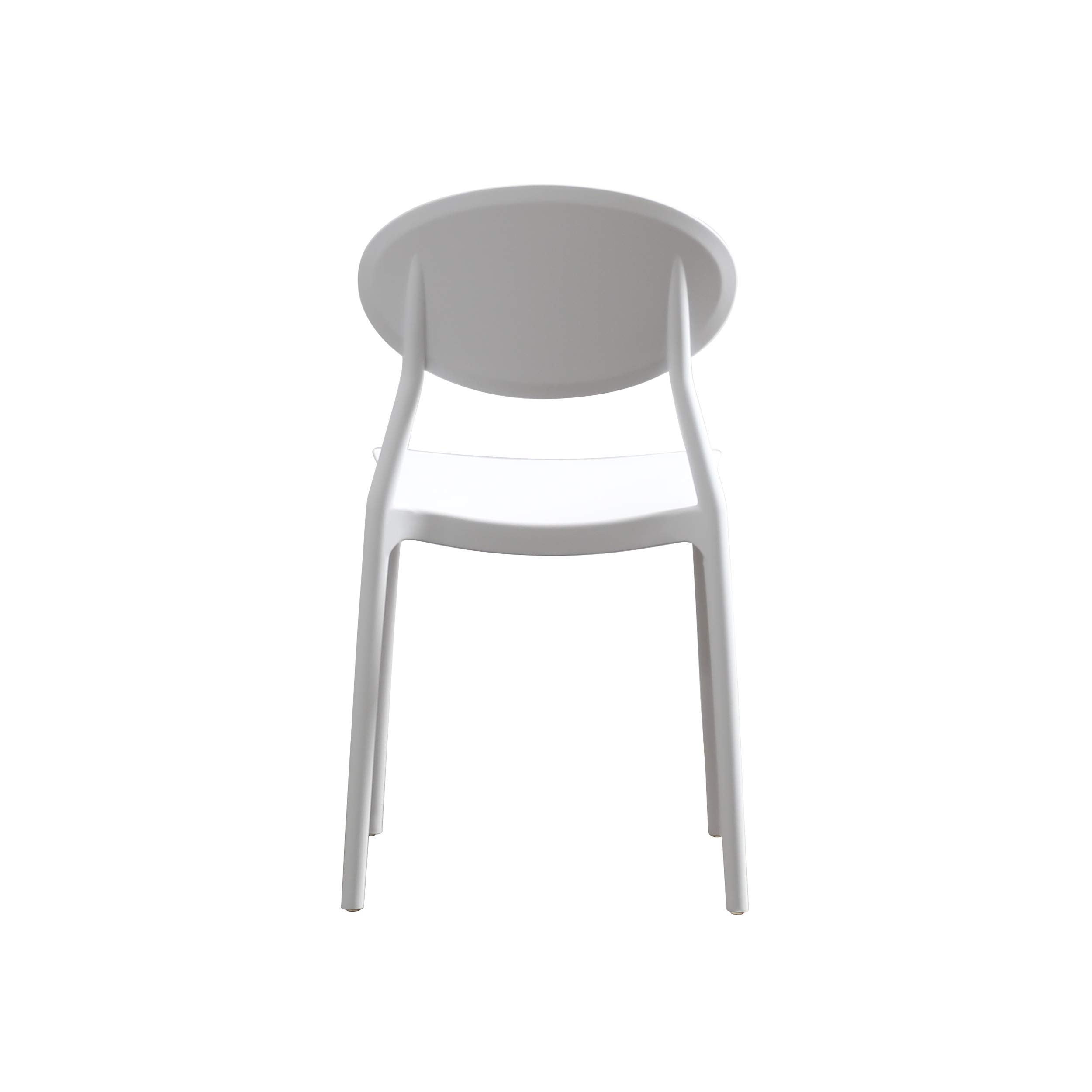 Christopher Knight Home 306512 Brynn Outdoor Plastic Chairs (Set of 2), White