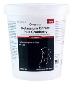 vet one 601120 potassium citrate plus cranberry granules 300 g