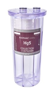 ramvac utility hg5 collection container with recycle kit