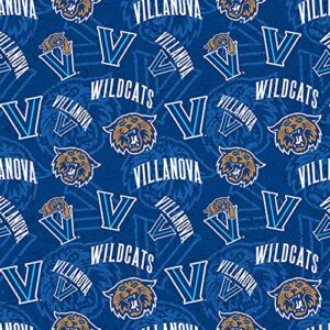 sykel enterprises villanova university cotton fabric-100% cotton -villanova wildcats fabric sold by the yard-villanova college cotton fabric by sykel