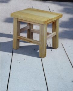 solid hard wood stool step stool kids children adult small stool natural