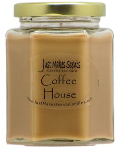 coffee house scented soy blend candle | fresh coffee smell | hand poured in the usa