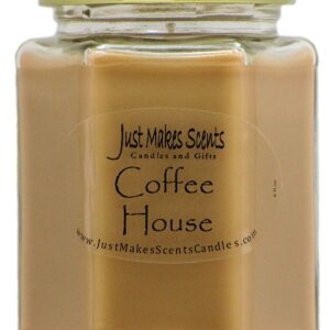 Coffee House Scented Soy Blend Candle | Fresh Coffee Smell | Hand Poured in The USA