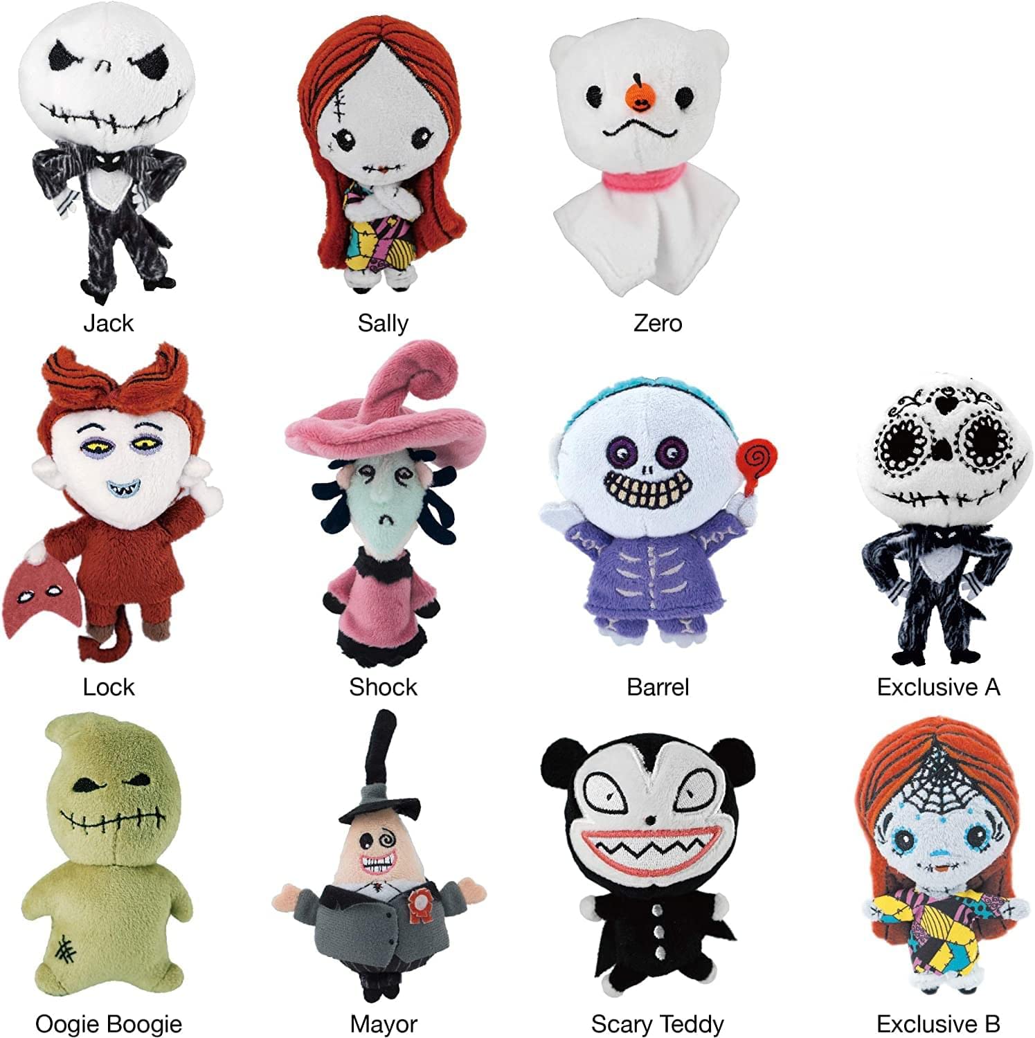 Nightmare Before Christmas Blind Bag Plush Bag Clip | One Random