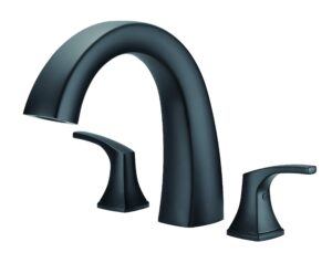 gerber plumbing vaughn two handle roman bath tub trim faucet