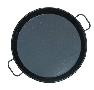 mabel home 25.5-inch / 65cm enamaled steel paella pan, 25.5 inch (65cm)