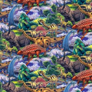 david textiles age of the dinosaurs cotton fabric by the yard