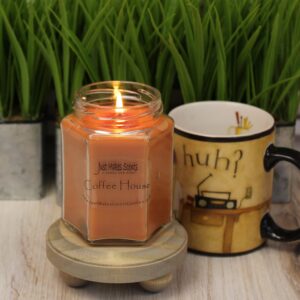 Coffee House Scented Soy Blend Candle | Fresh Coffee Smell | Hand Poured in The USA