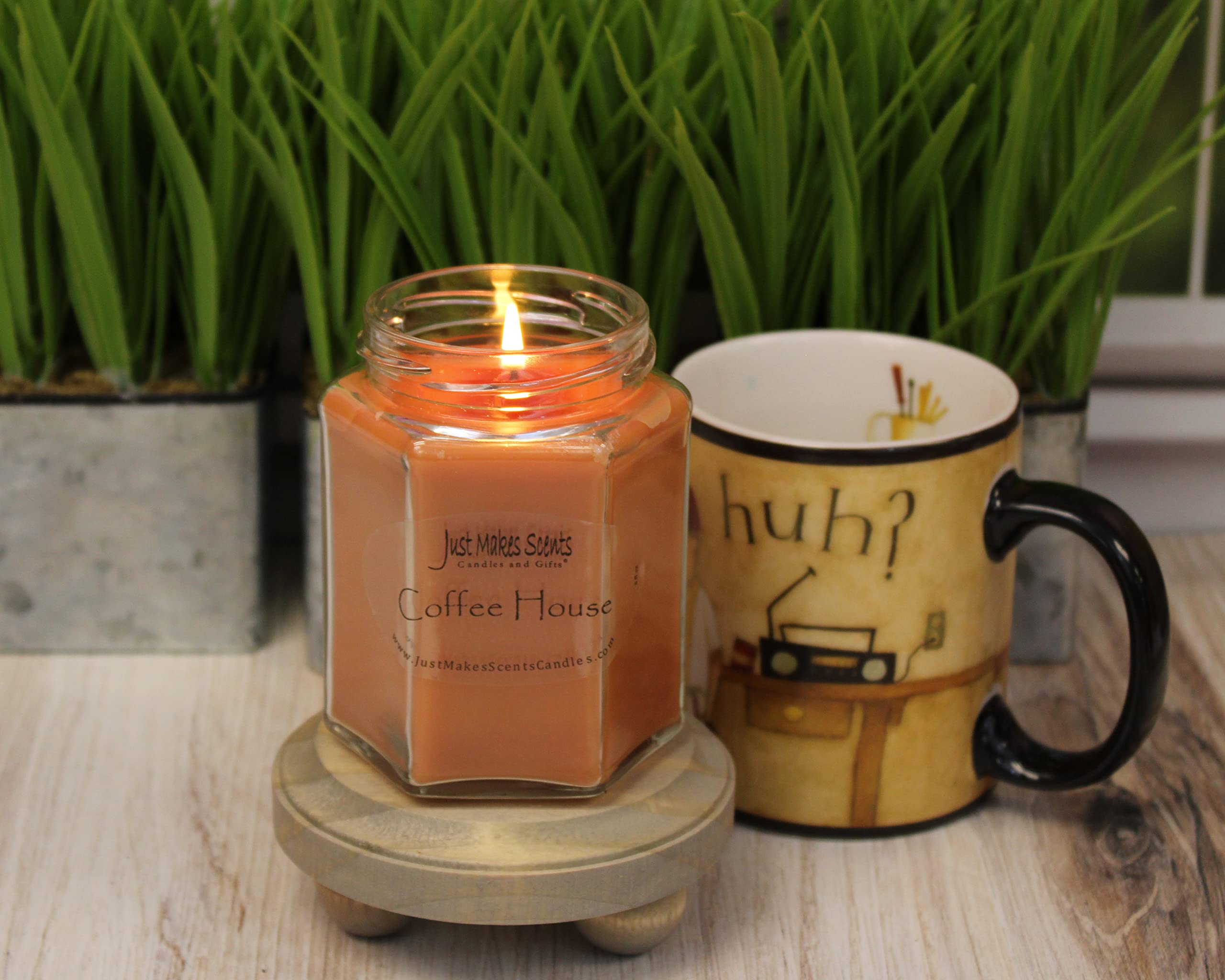 Coffee House Scented Soy Blend Candle | Fresh Coffee Smell | Hand Poured in The USA