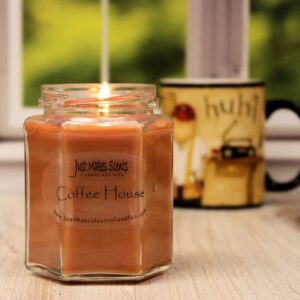 Coffee House Scented Soy Blend Candle | Fresh Coffee Smell | Hand Poured in The USA