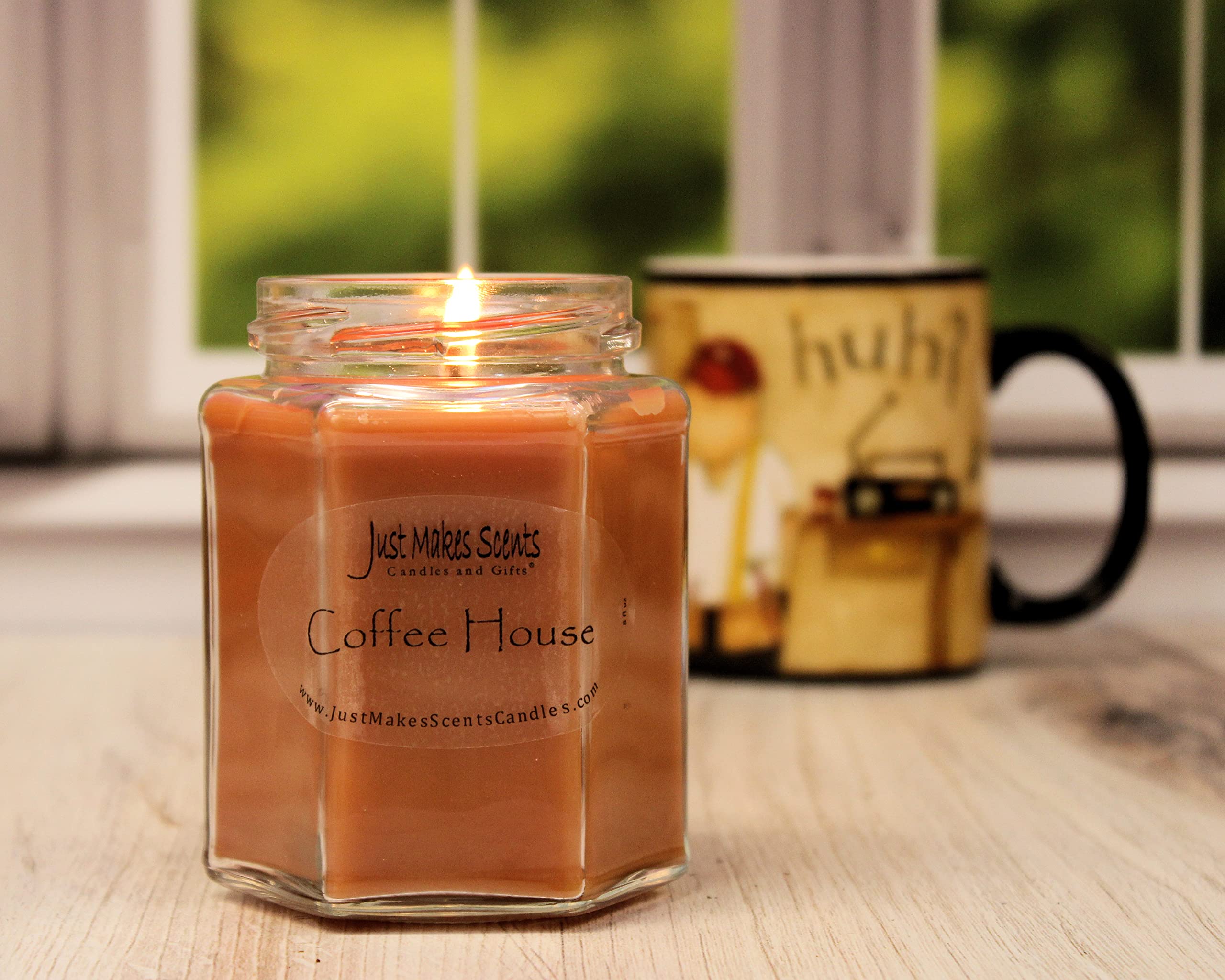 Coffee House Scented Soy Blend Candle | Fresh Coffee Smell | Hand Poured in The USA