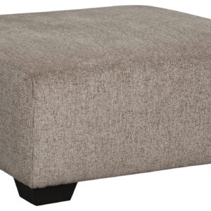 Signature Design by Ashley Ballinasloe Traditiona Square Oversized Ottoman, Beige