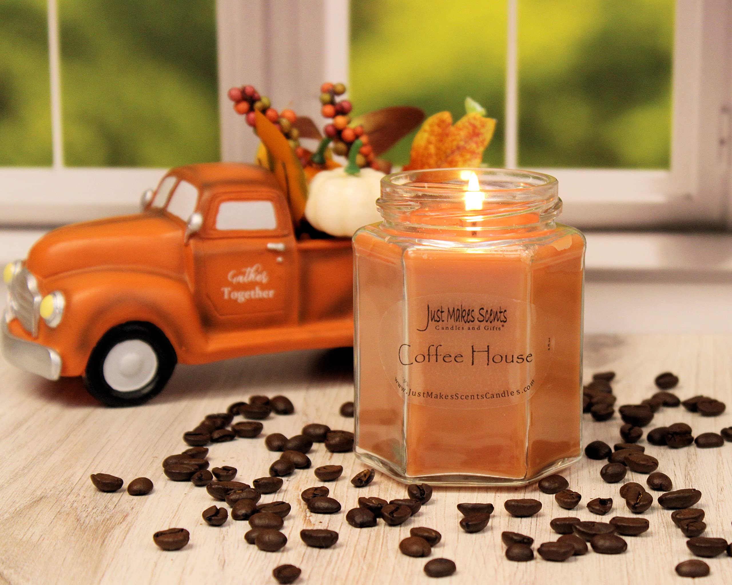 Coffee House Scented Soy Blend Candle | Fresh Coffee Smell | Hand Poured in The USA