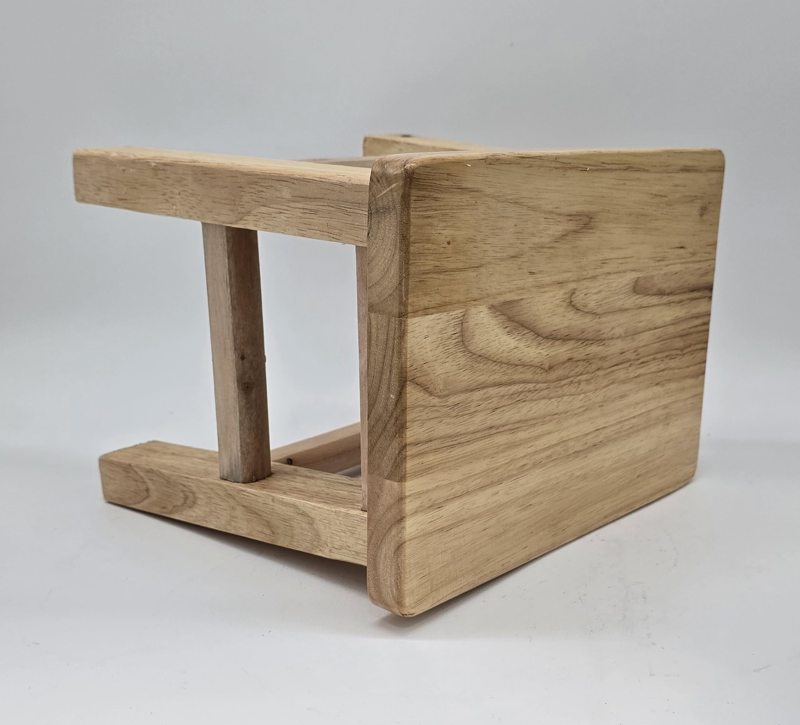 Solid Hard Wood Stool Step Stool Kids Children Adult Small Stool Natural