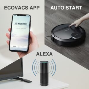 Ecovacs Deebot 901 Robotic Vacuum Cleaner with Smart Navi 3.0