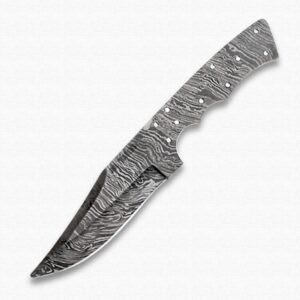 jnr traders damascus steel hunting knife blank blade for knife making supplies diy full tang fixed blade 2173