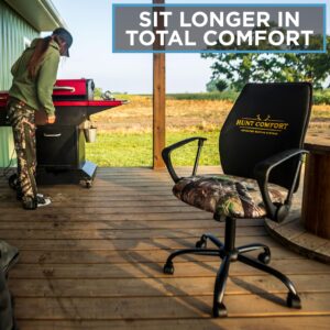 Tail Mate LiteCore Premium Seat Cushion with Memory Foam for Stadium Seats, Office, Home, Car, Hunting, Travel, and More, Mossy Oak