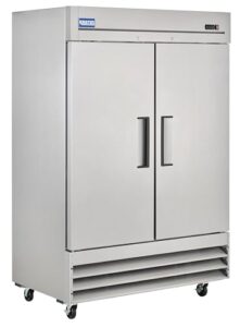 kratos refrigeration 69k-773 commercial 2 door reach-in refrigerator, 49 cu. ft., 54" wide