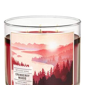 Bath & Body Works 3-Wick Scented Candle in Cranberry Woods