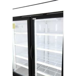 Kratos Refrigeration 69K-718 Commercial Swing Glass Door Merchandiser, 2 Doors, 54" wide, 48cu ft, White Exterior