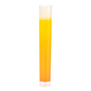 restaurantware delgado 1 ounce test tube shot glasses 100 disposable test tube shots for alcohol - tube rack sold separately scientific themed party decorations clear plastic test tube glasses